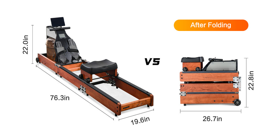 Kingsmith WR1 – Foldable Water Rowing Machine for Full-Body Workouts ...