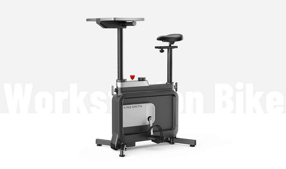 King Smith W1B Foldable Exercise Bike, Foldable Under Desk Bike ...